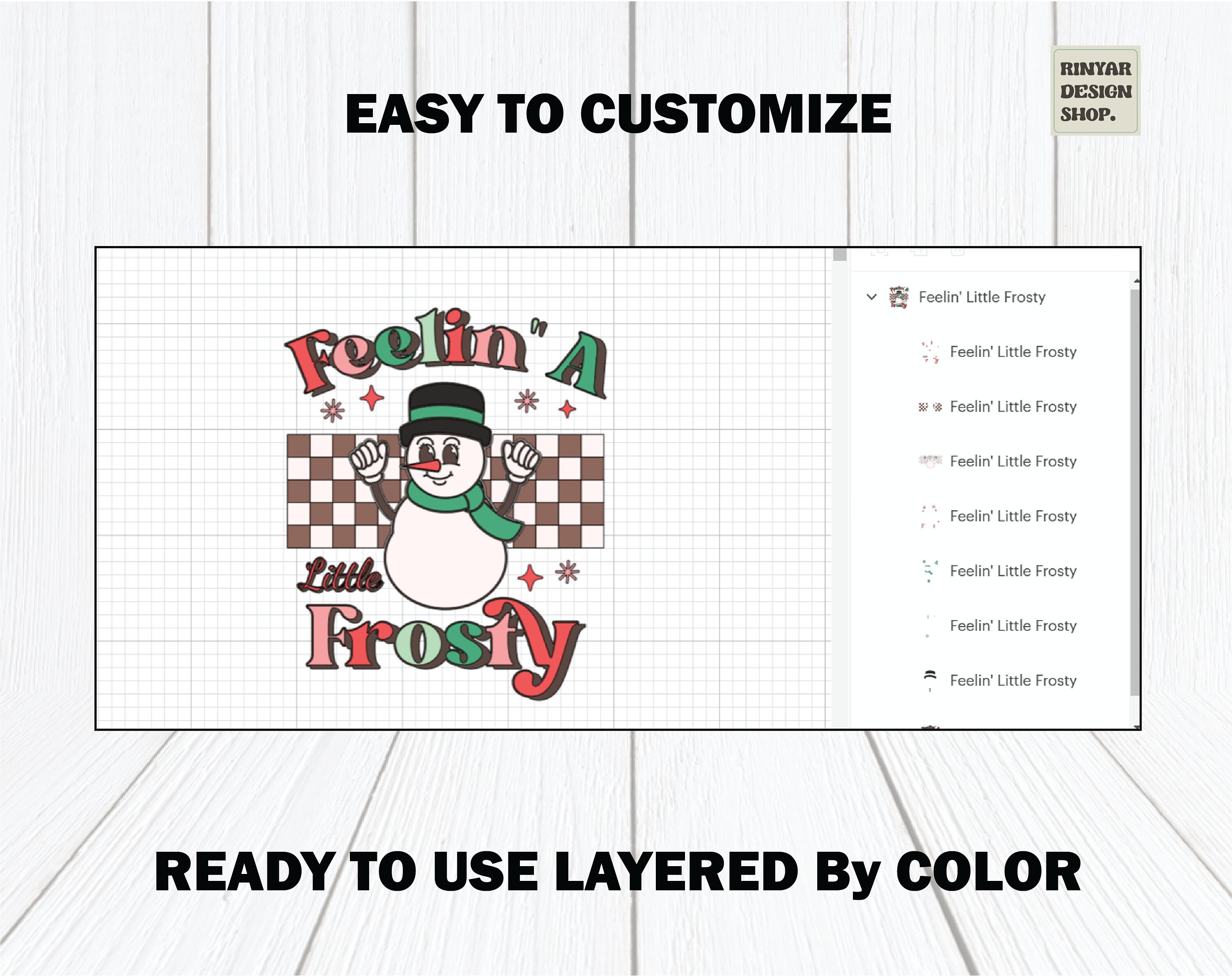 Retro Feelin' A Little Frosty Png Svg Christmas Character - Etsy