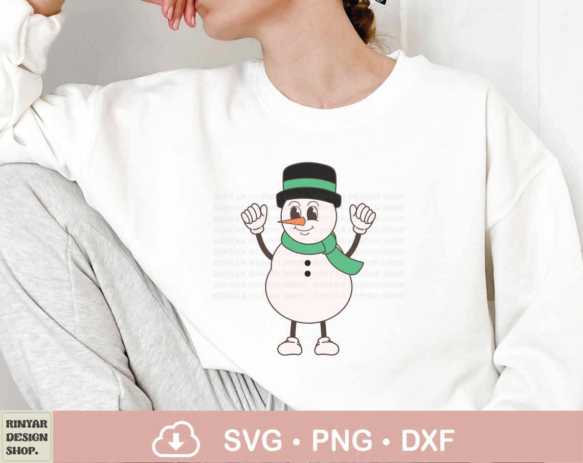 6 Bundle Retro Christmas Character Png Sublimation Svg Dxf, Christmas ...