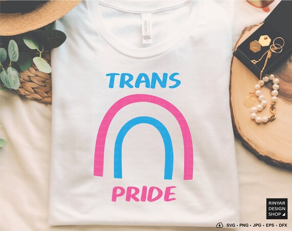 Trans Pride Rainbow Svg Transgender Svg Trans Love Svg I Am | Etsy