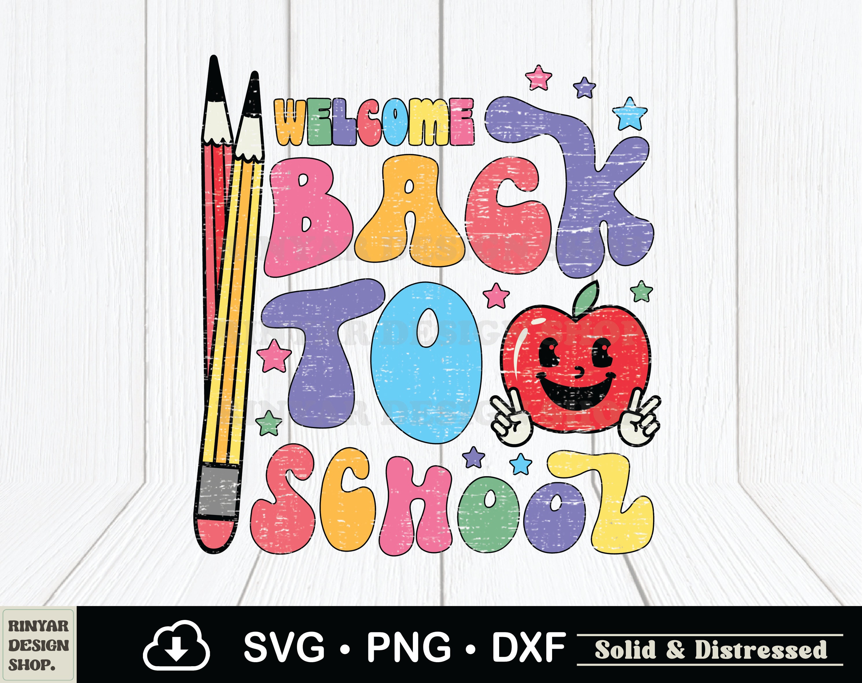 Retro Groovy Welcome Back to School Svg First Day of School - Etsy