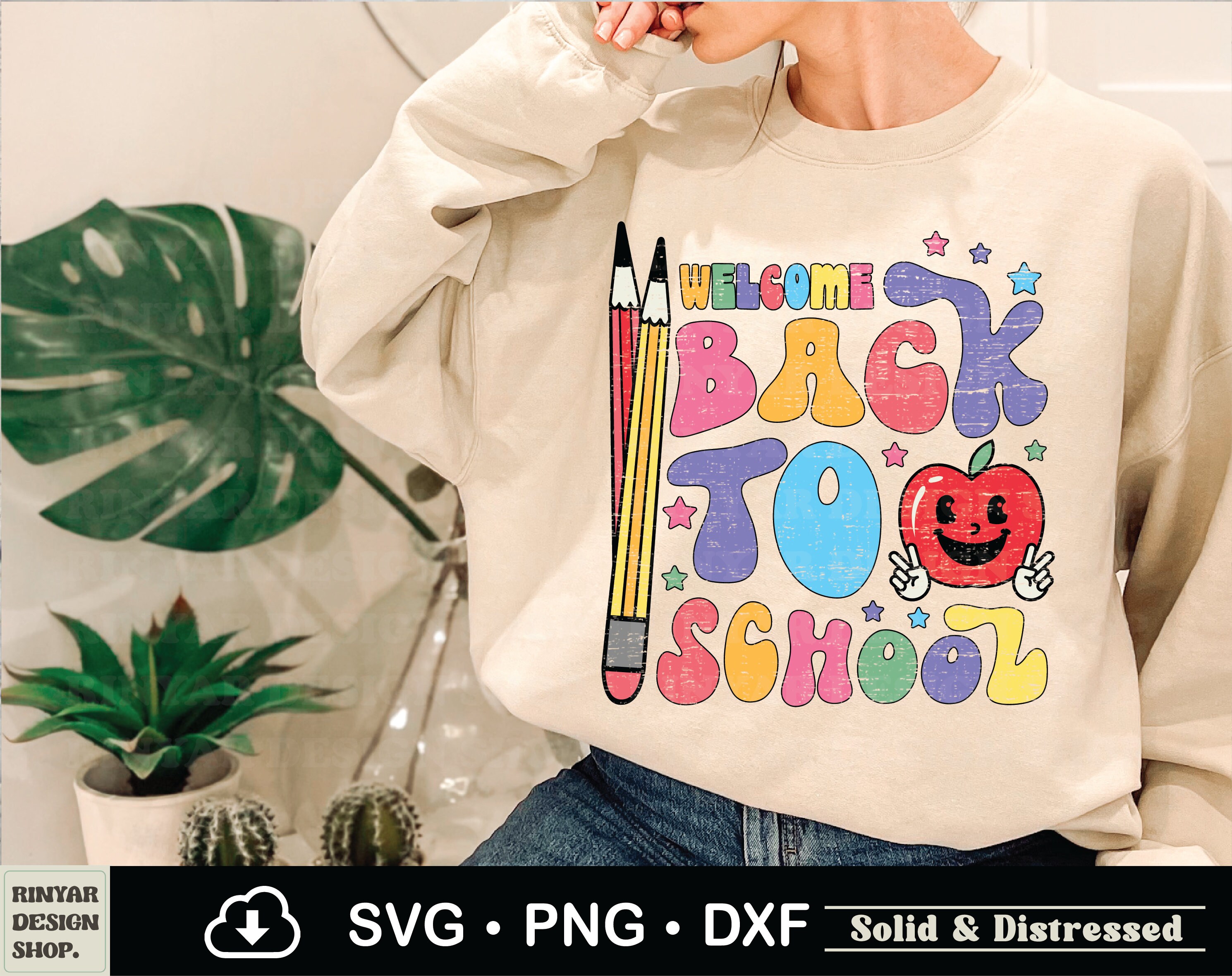 Retro Groovy Welcome Back to School Svg First Day of School - Etsy