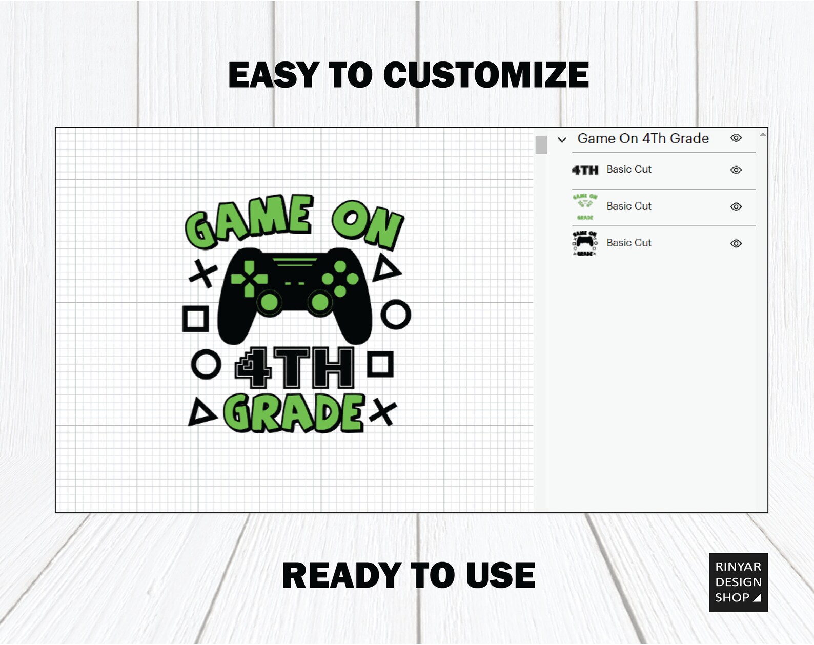 Game on 4th Grade Svg Fourth Grade Svg 4th Grade - Etsy