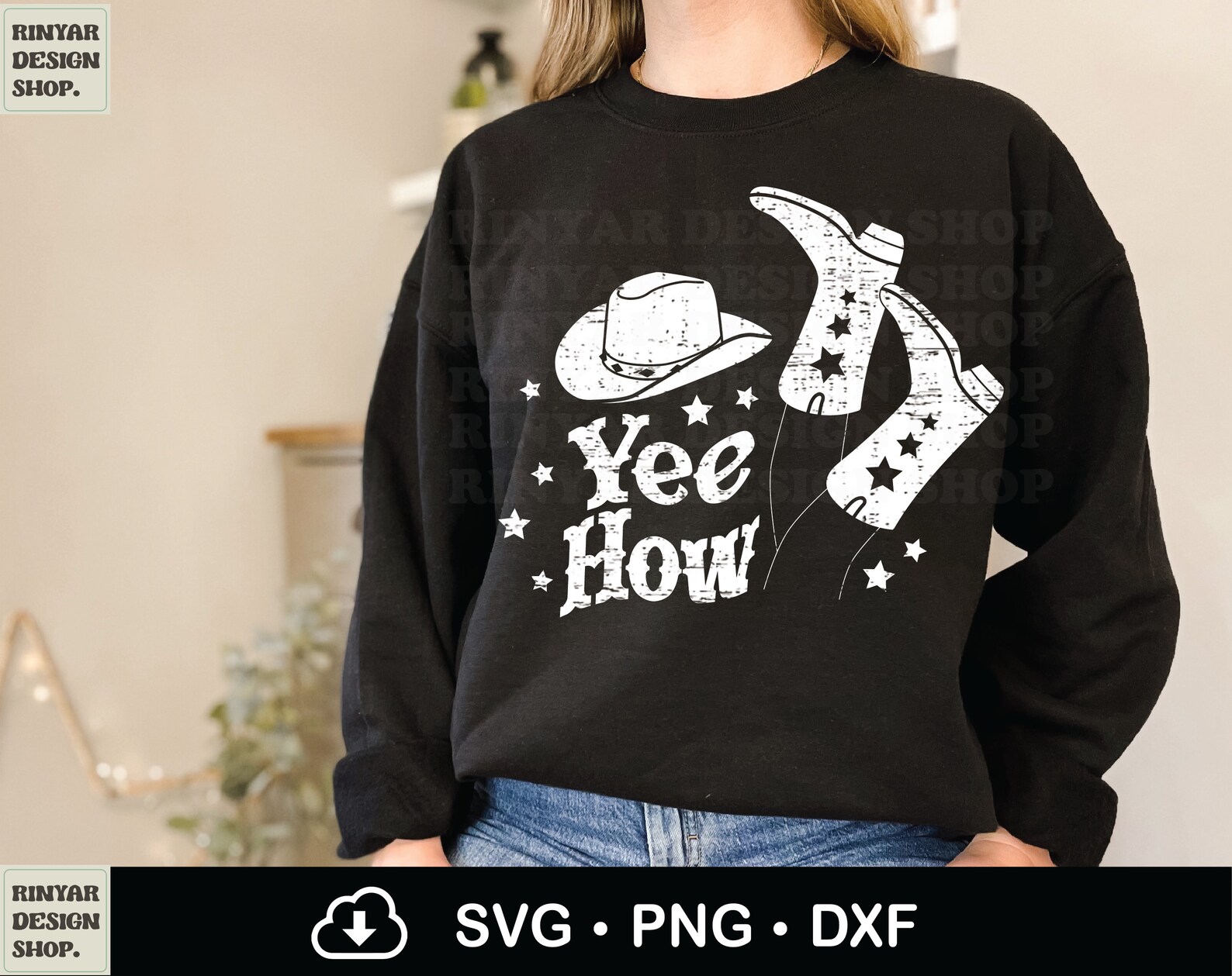 Yee-how Svg Cowgirl Svg Farmhouse Svg Country Music Svg - Etsy
