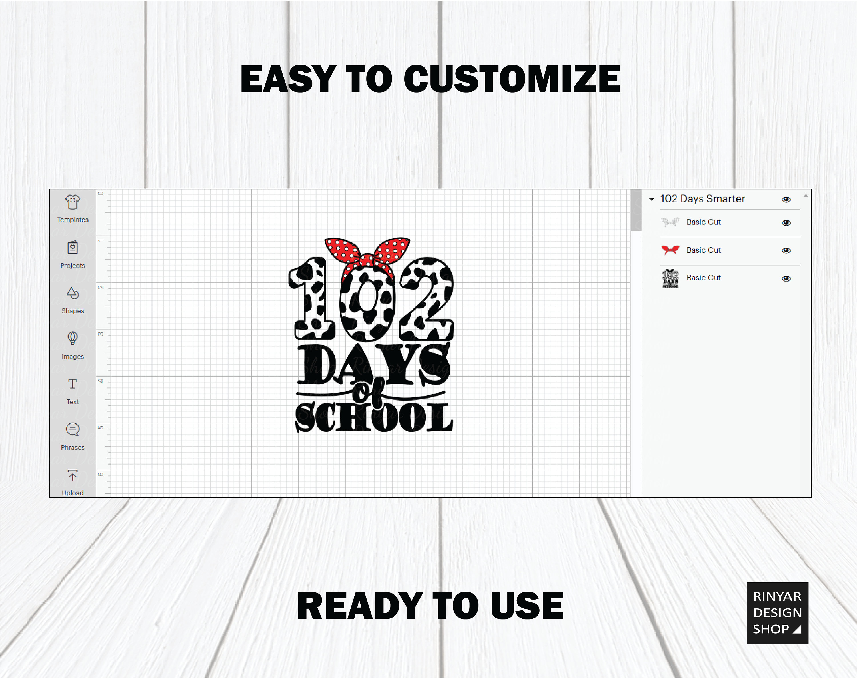 102 Days of School Girls Kids Svg, 100th Day Smarter Svg, Dalmatian ...