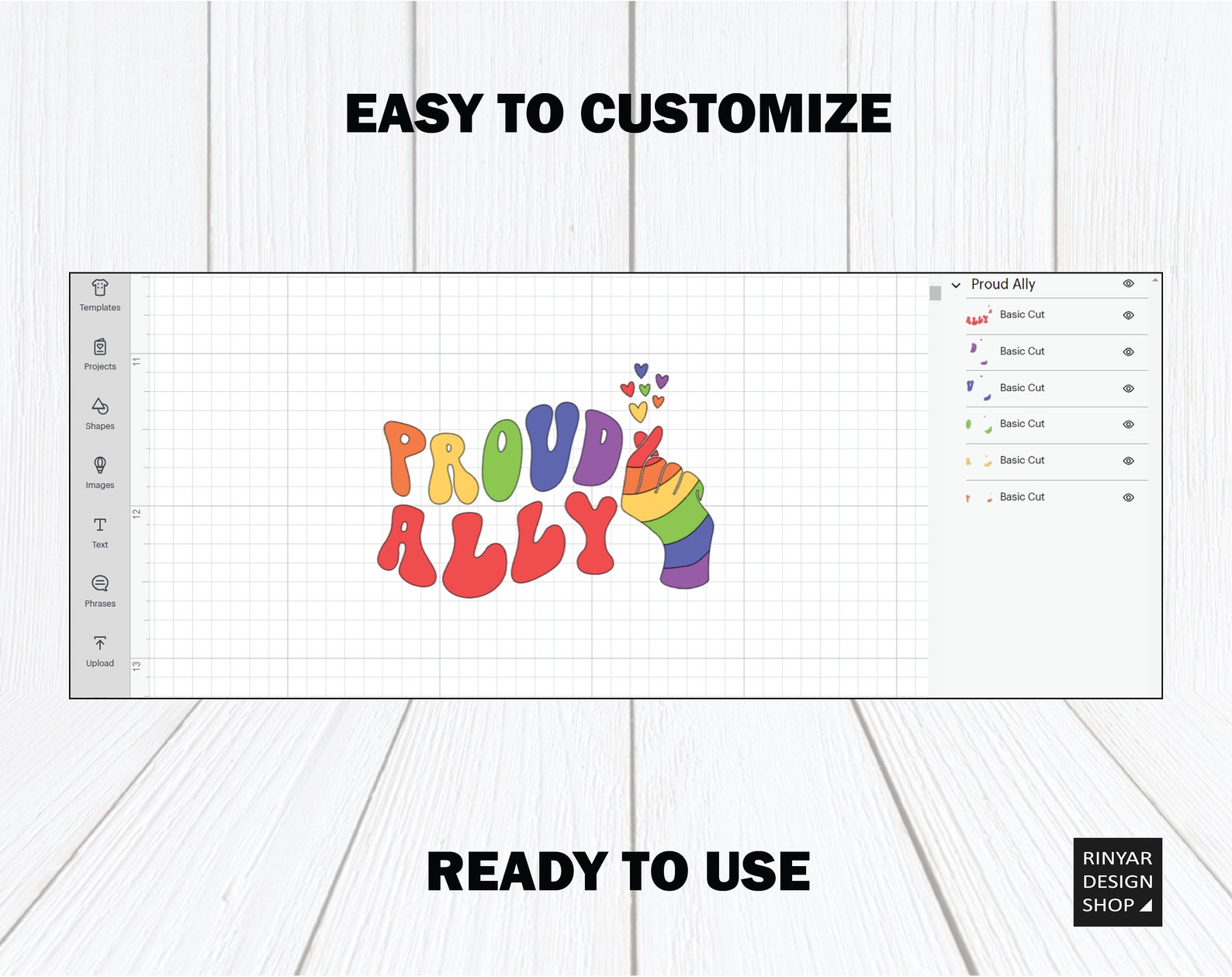 Proud Ally Svg Fun Straight Ally Gay Svg Straight Against | Etsy