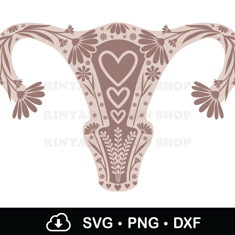 Uterus Svg - Etsy