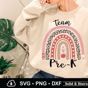 Team Pre-k Svg Pre School Squad Svg Back to School Svg - Etsy
