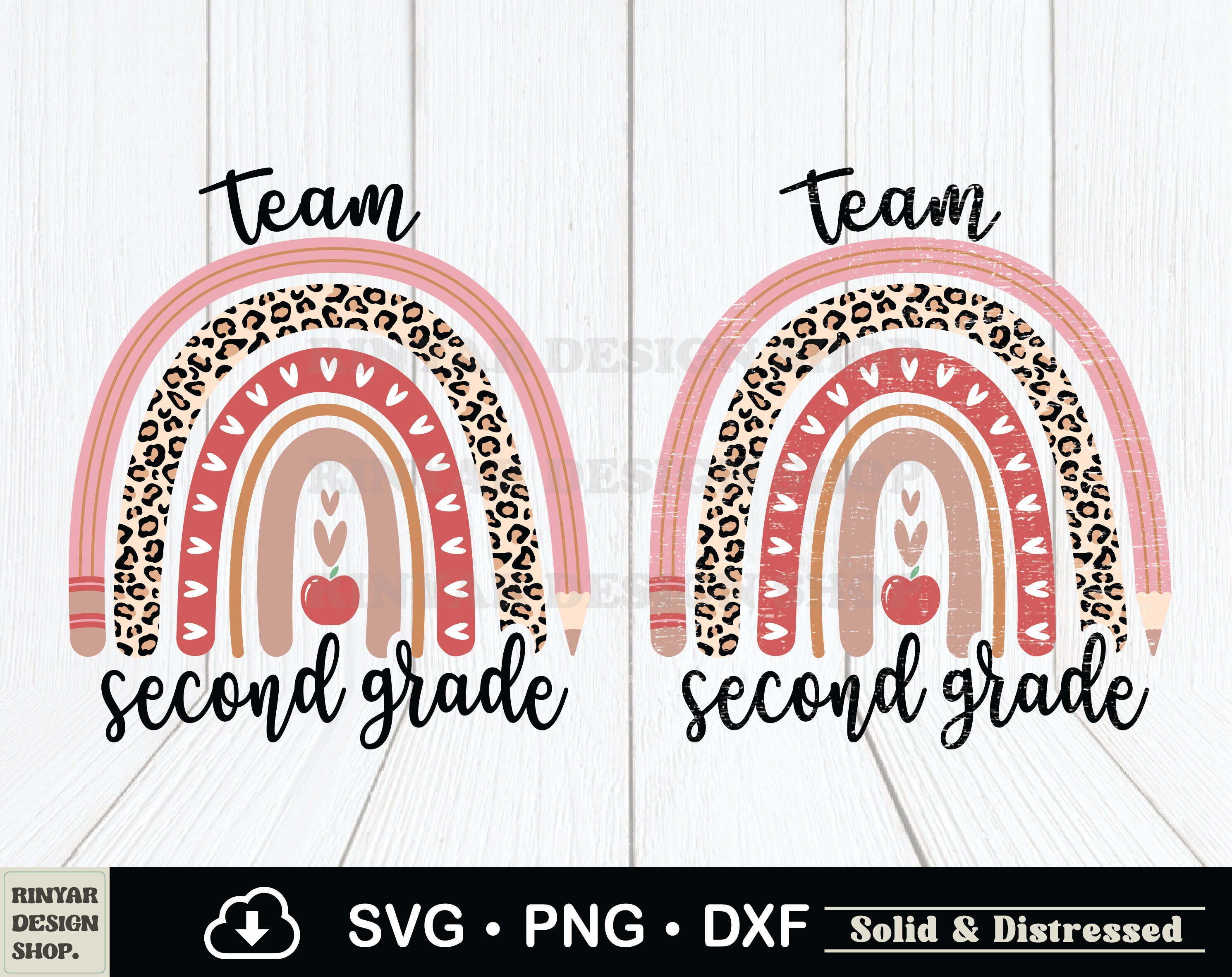 Team Second Grade Svg 2rd Grade Squad Svg Back to School - Etsy