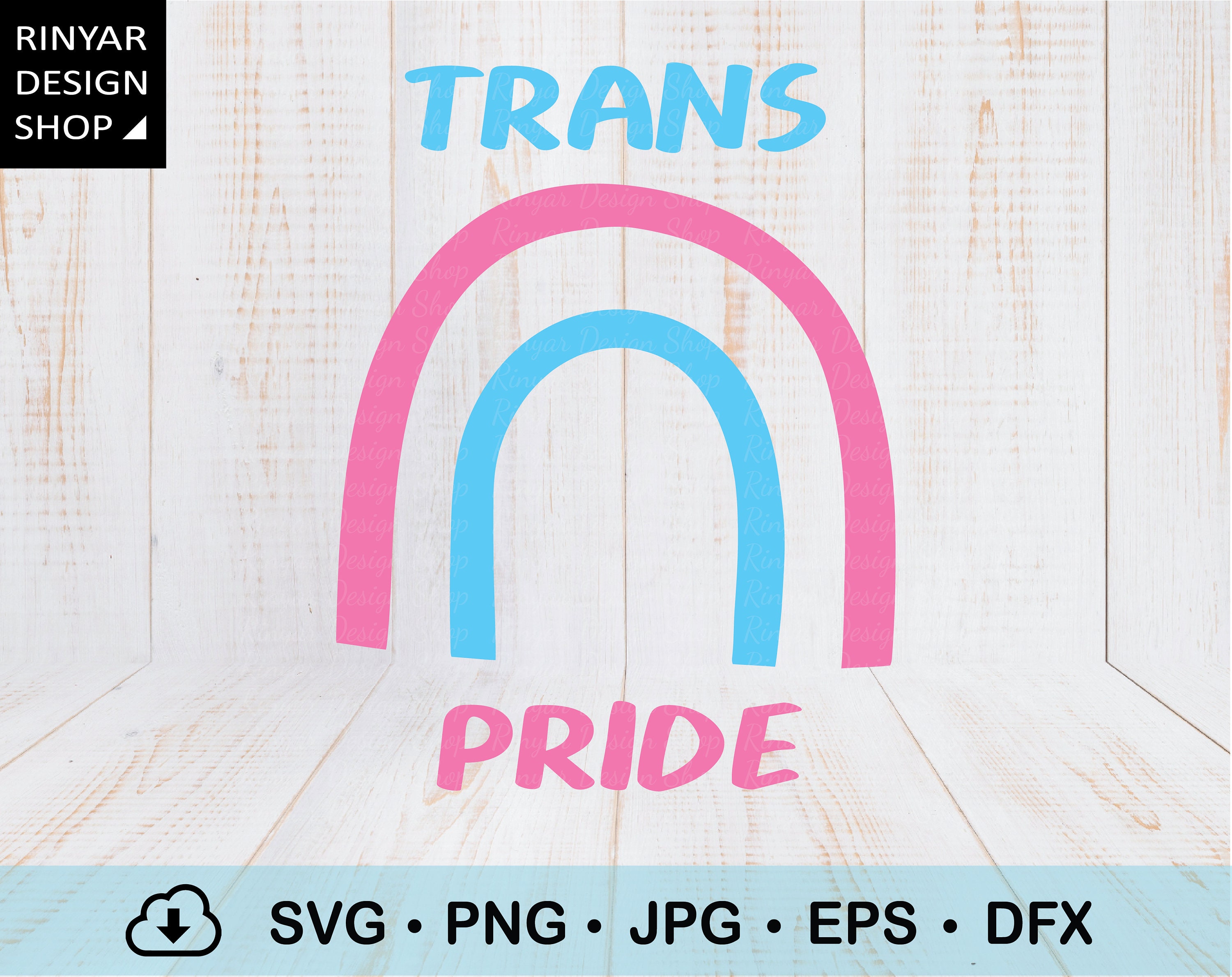 Trans Pride Rainbow svg Transgender svg Trans Love svg I am | Etsy