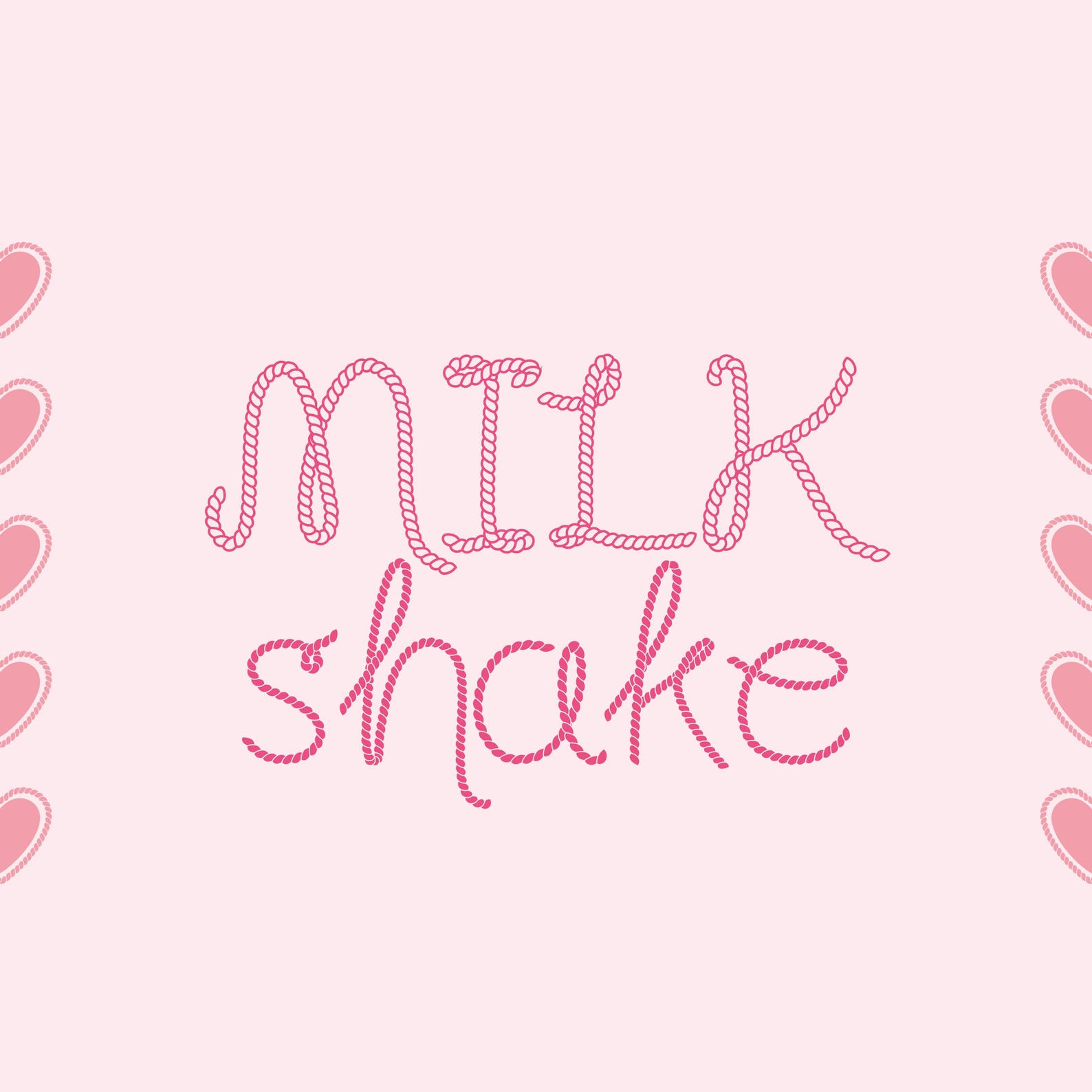 Rope Cowgirl Font, Sweet Rope Font, Coquette Rope Text Svg, Valentine's ...