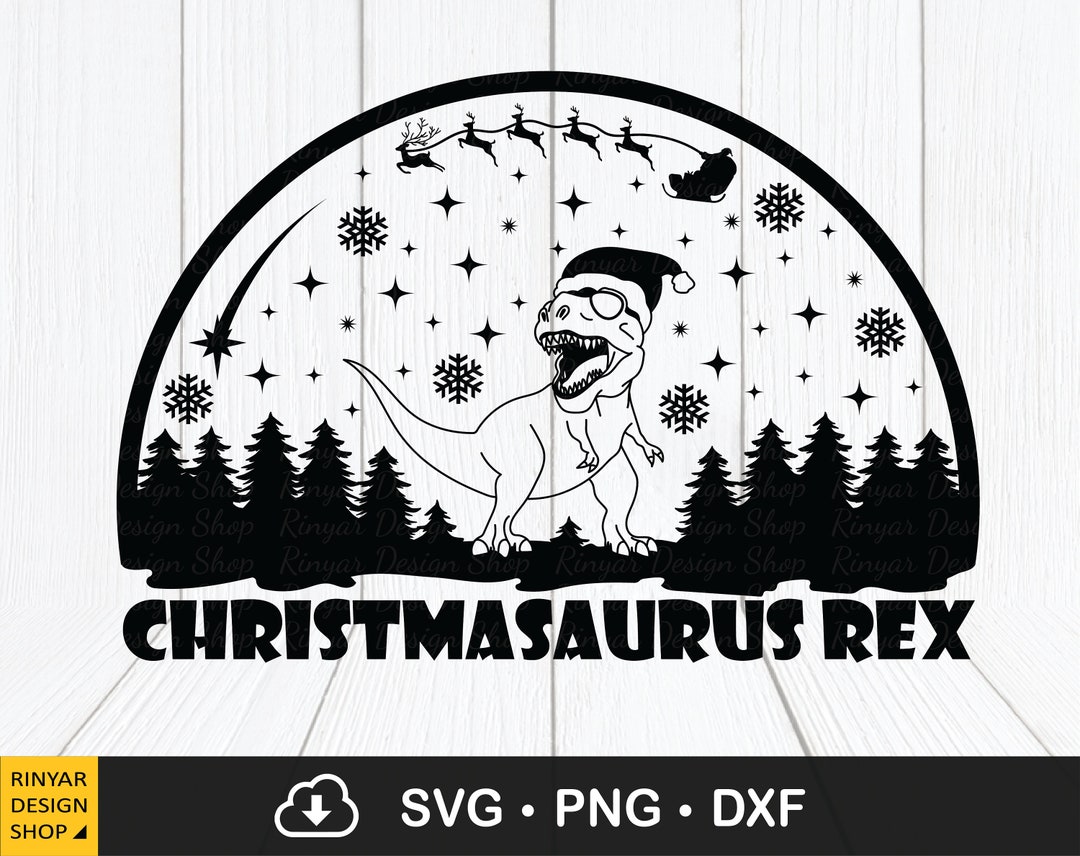 Christmasaurus Svg, Christmasaurus Rex Svg, Christmas Svg, Funny ...