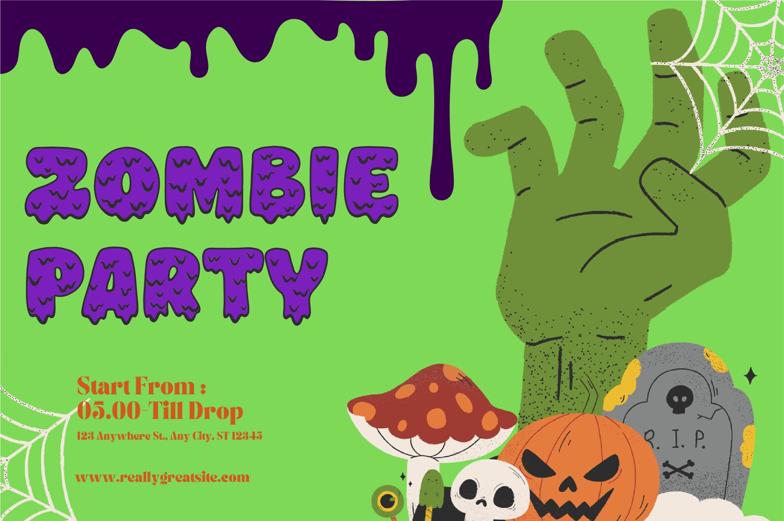 Zombie Drip Spooky Halloween Font, Halloween Theme Display Font Fun ...