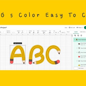 Pencil Alphabet Doodle Font Otf, Svg, Png Files for Cricut, Back to ...