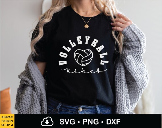 Volleyball Vibes Svg Volleyball Svg Game Day Svg Volleyball - Etsy