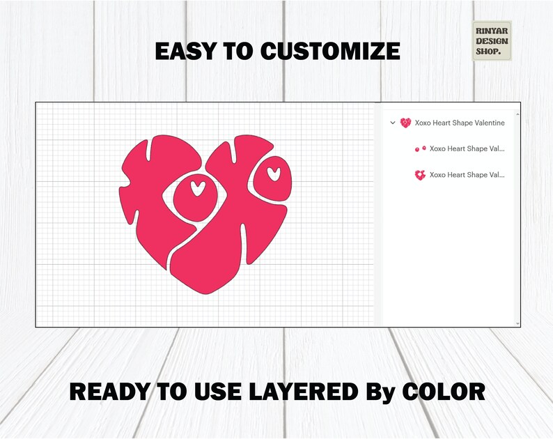 Retro XOXO Heart Svg Valentines Day Svg Distorted Retro Xoxo - Etsy