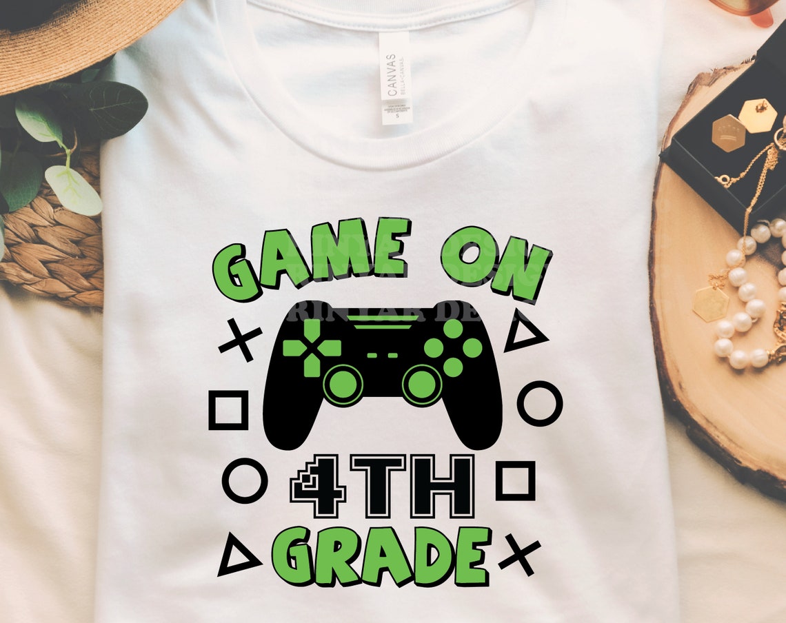 Game on 4th Grade Svg Fourth Grade Svg 4th Grade - Etsy
