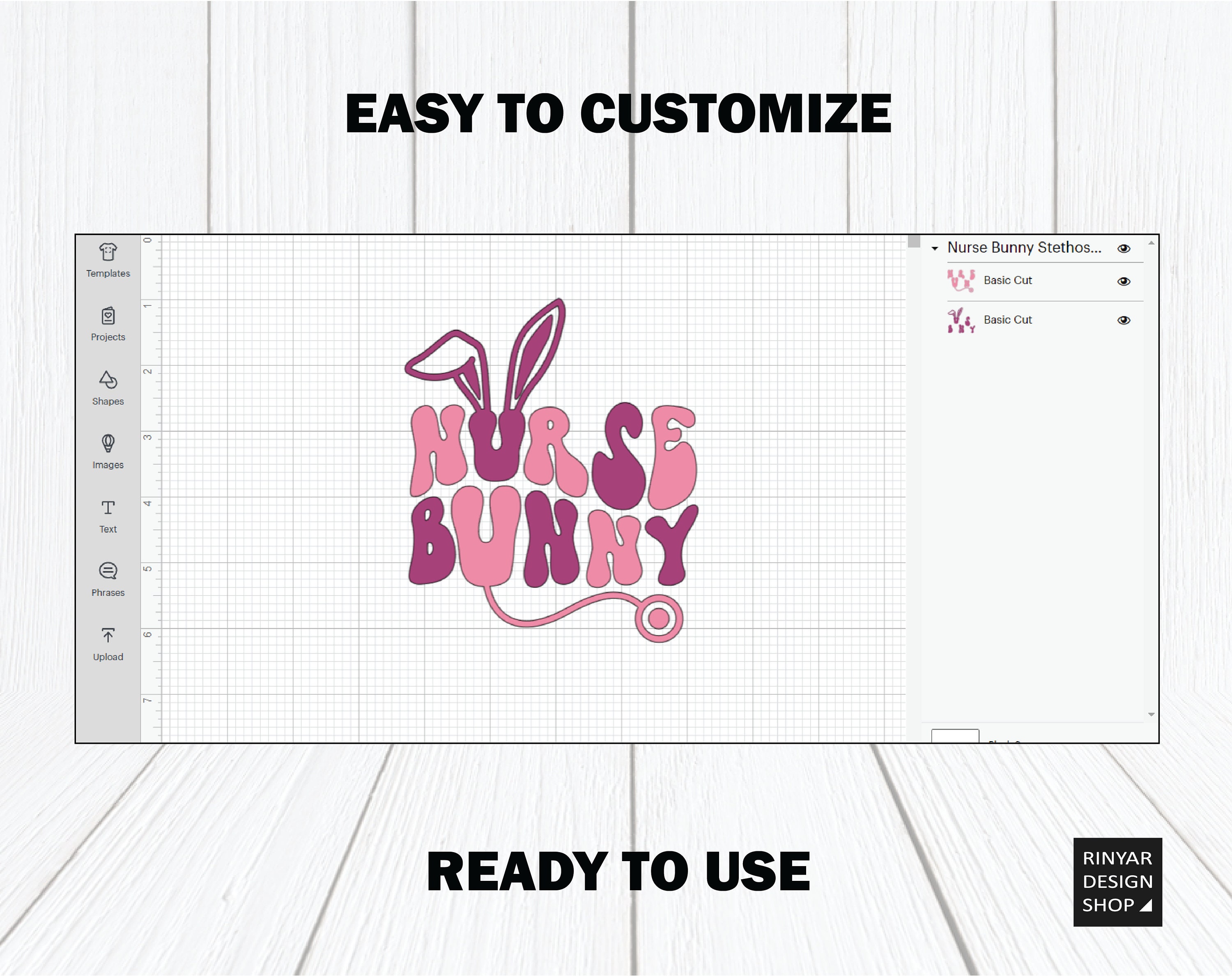 Retro Nurse Bunny Smiley Leopard Svg Png Sublimation, Nurse Easter ...