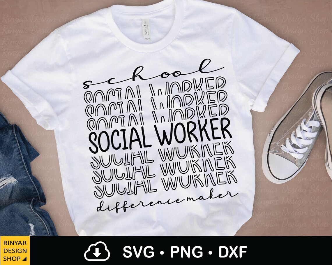 School Social Worker Svg Social Worker Svg Counselor Gift - Etsy