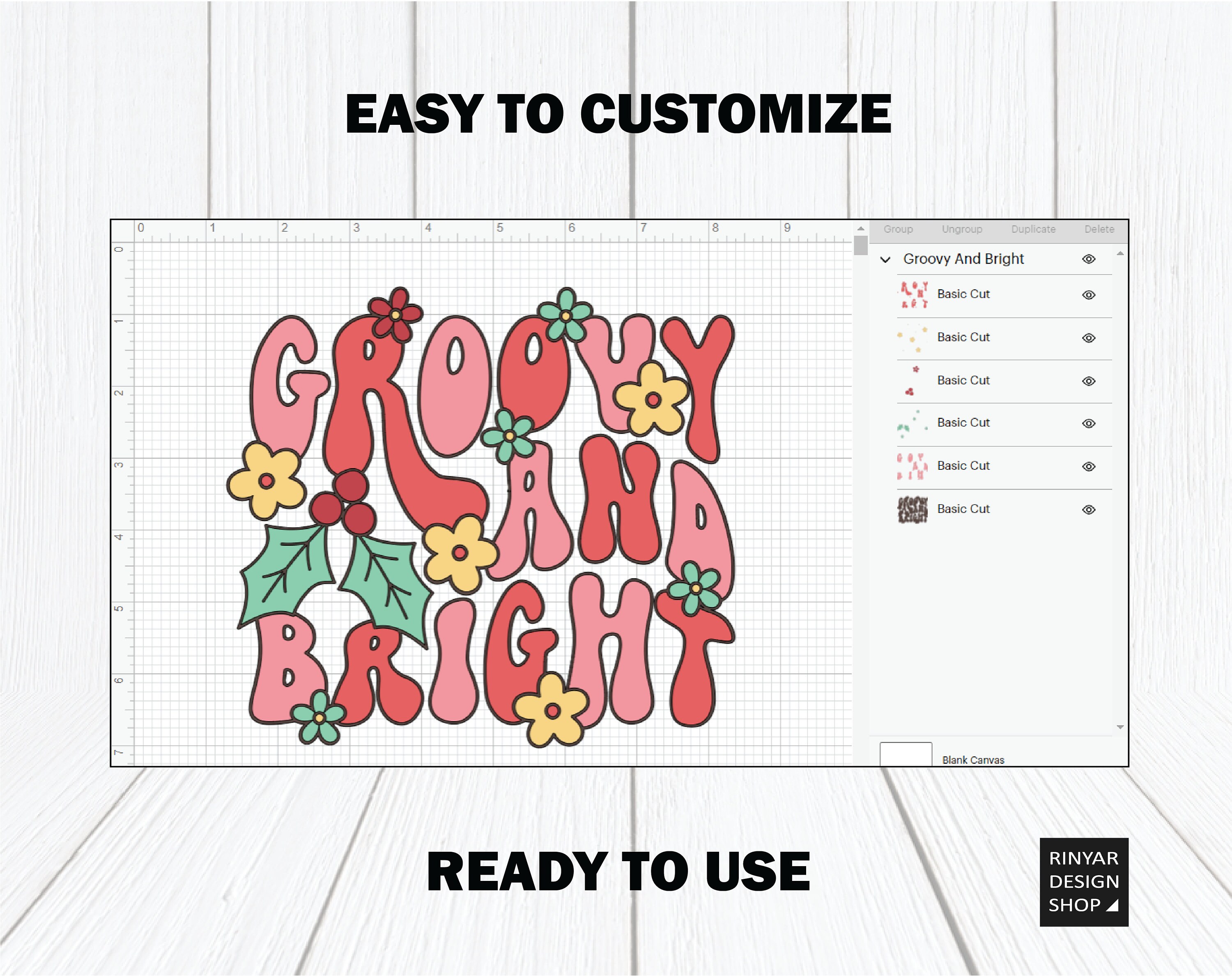 Retro Groovy and Bright Png Svg Christmas Sublimation Design - Etsy