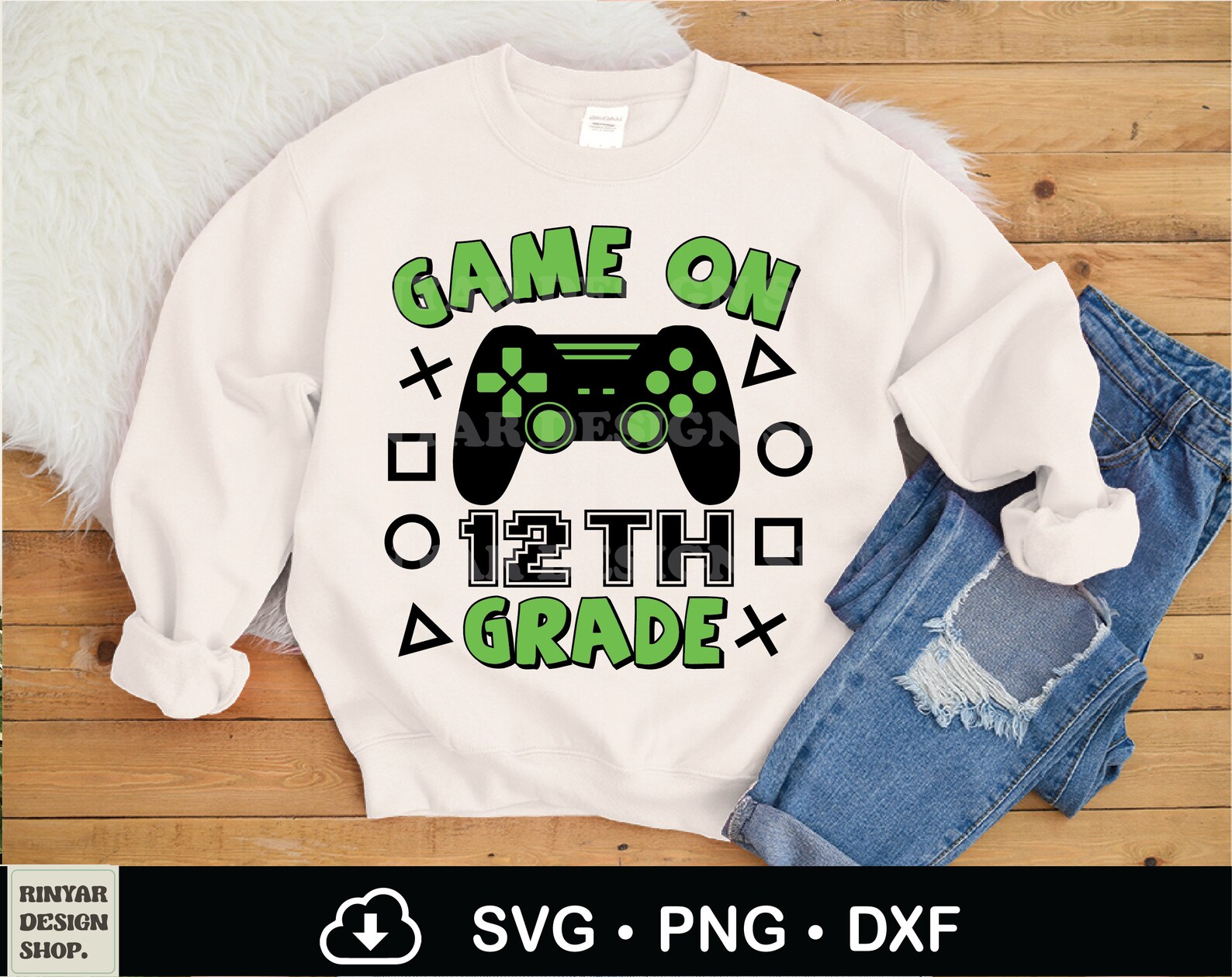 Game on 12th Grade Svg Twelfth Grade Svg 12th Grade - Etsy