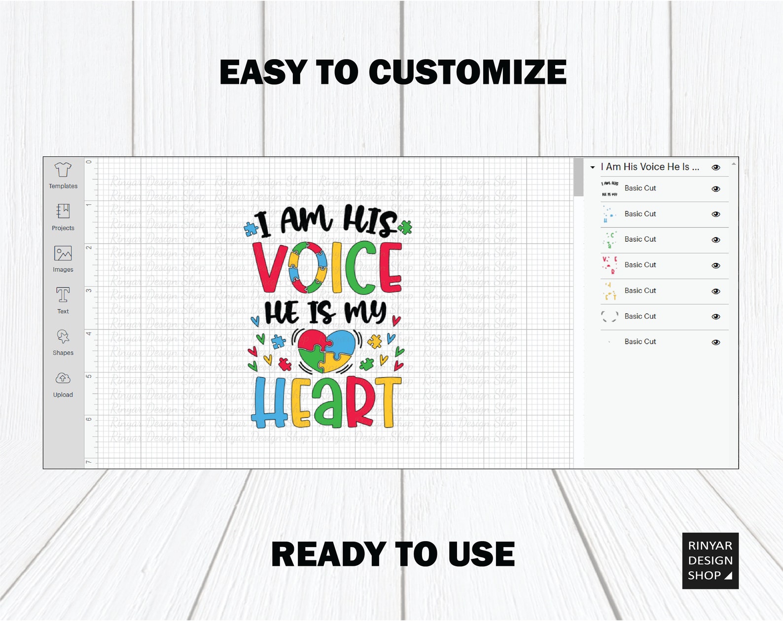 I Am His Voice He is My Heart Svg, Autism Awareness Svg, Autism Parents ...