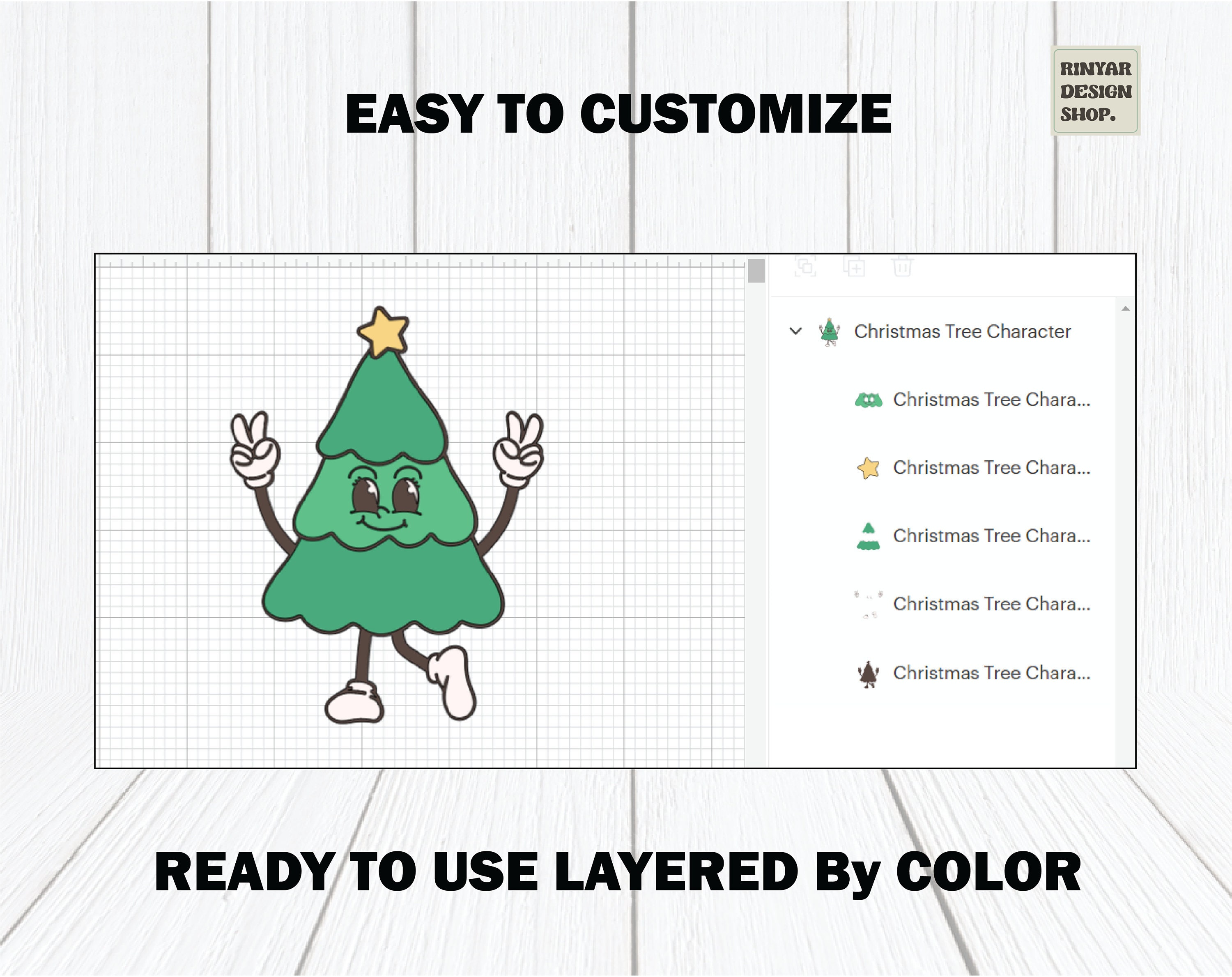 Retro Christmas Tree Png Svg Dxf Retro Christmas Character - Etsy