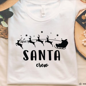 Santa Crew Svg, Christmas Shirt Design, Santa Squad Svg, Christmas Cut ...