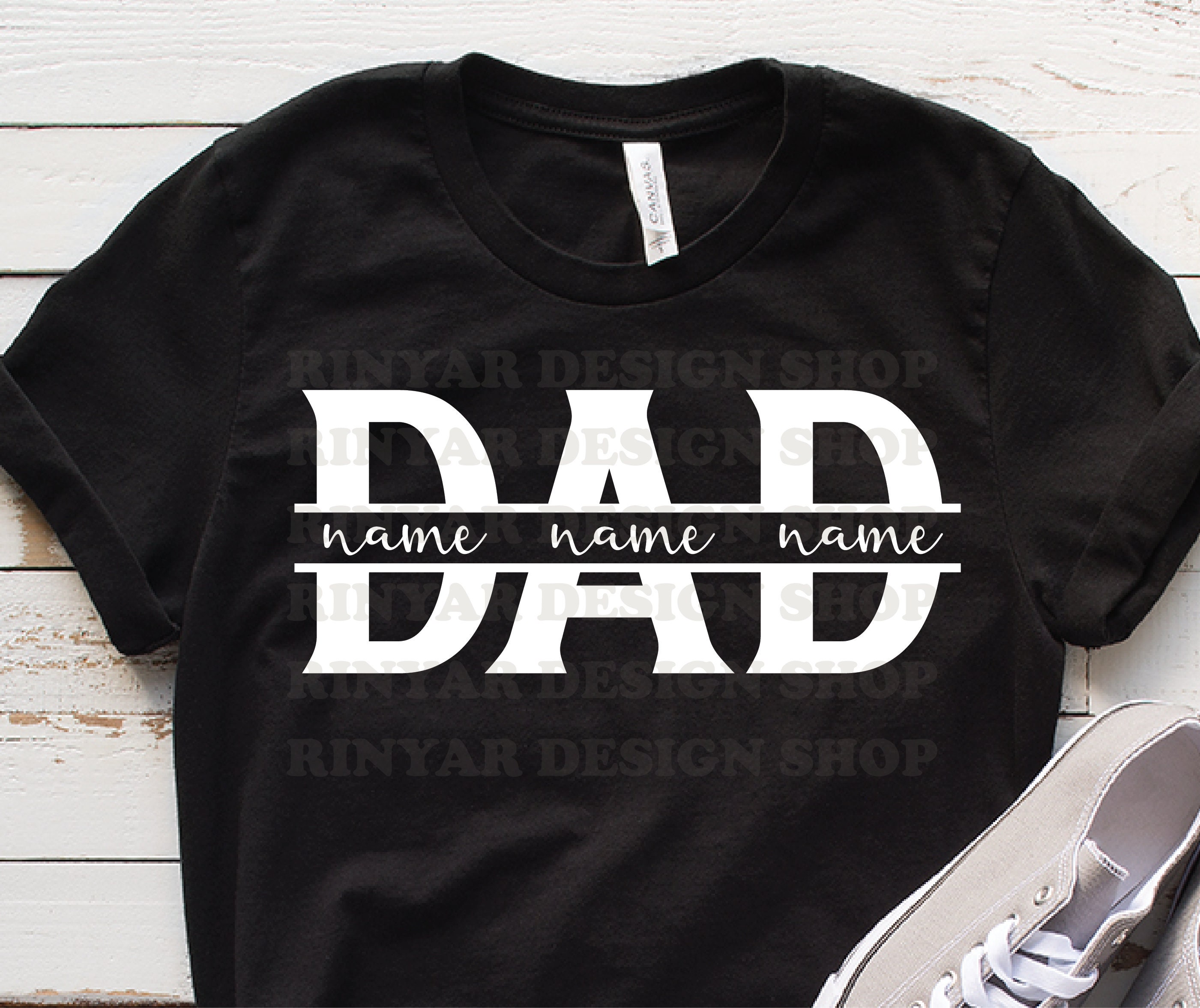 Bundle Dad Split Name Frame Svg, Dad Monogram Svg, Best Dad Ever Svg ...