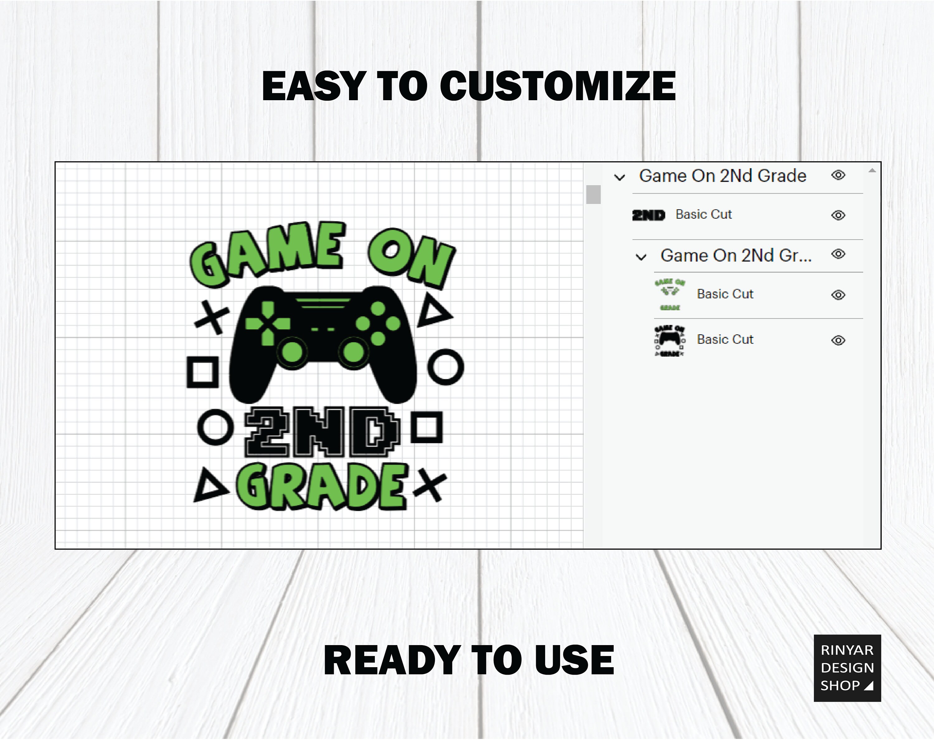 Game on 2nd Grade Svg Second Grade Svg 2nd Grade | Etsy