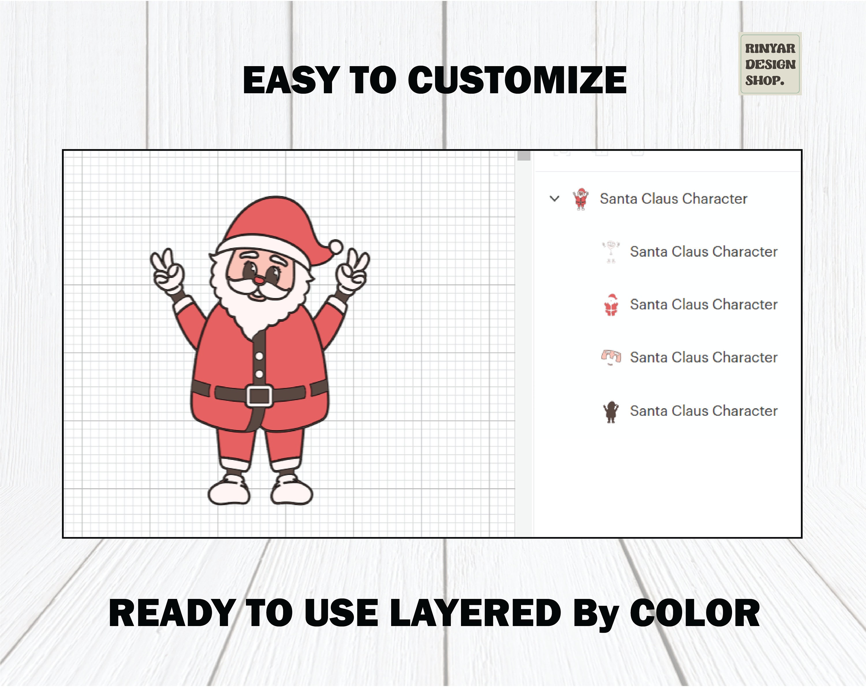 Retro Santa Svg Vintage Santa Svg Christmas Santa Claus Png - Etsy