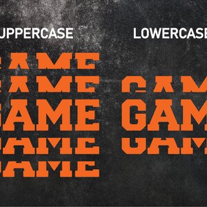 Stacked Pro Font, Sport Font Monogram, Layered Fonts, Mirror Fonts, T ...
