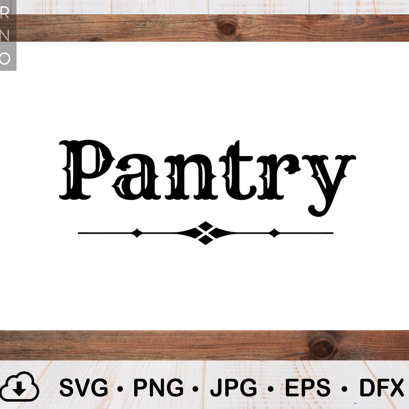 Pantry Svg - Etsy
