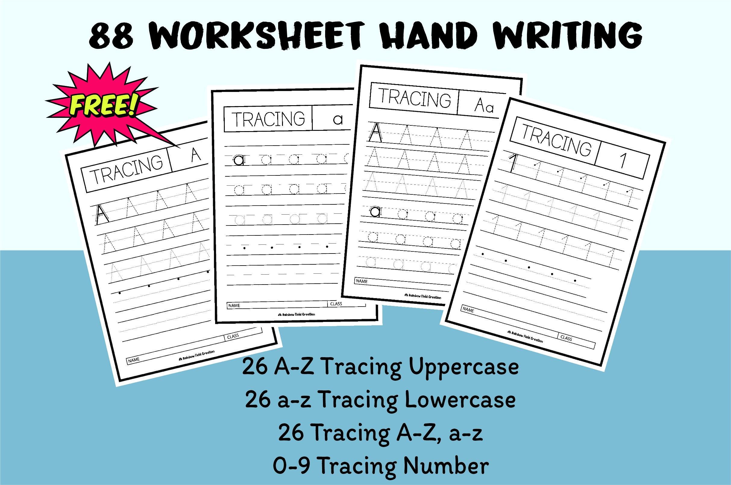 Bundle Tracing Fonts & Worksheets | 7 Fonts + 88 Pages | Cricut ...