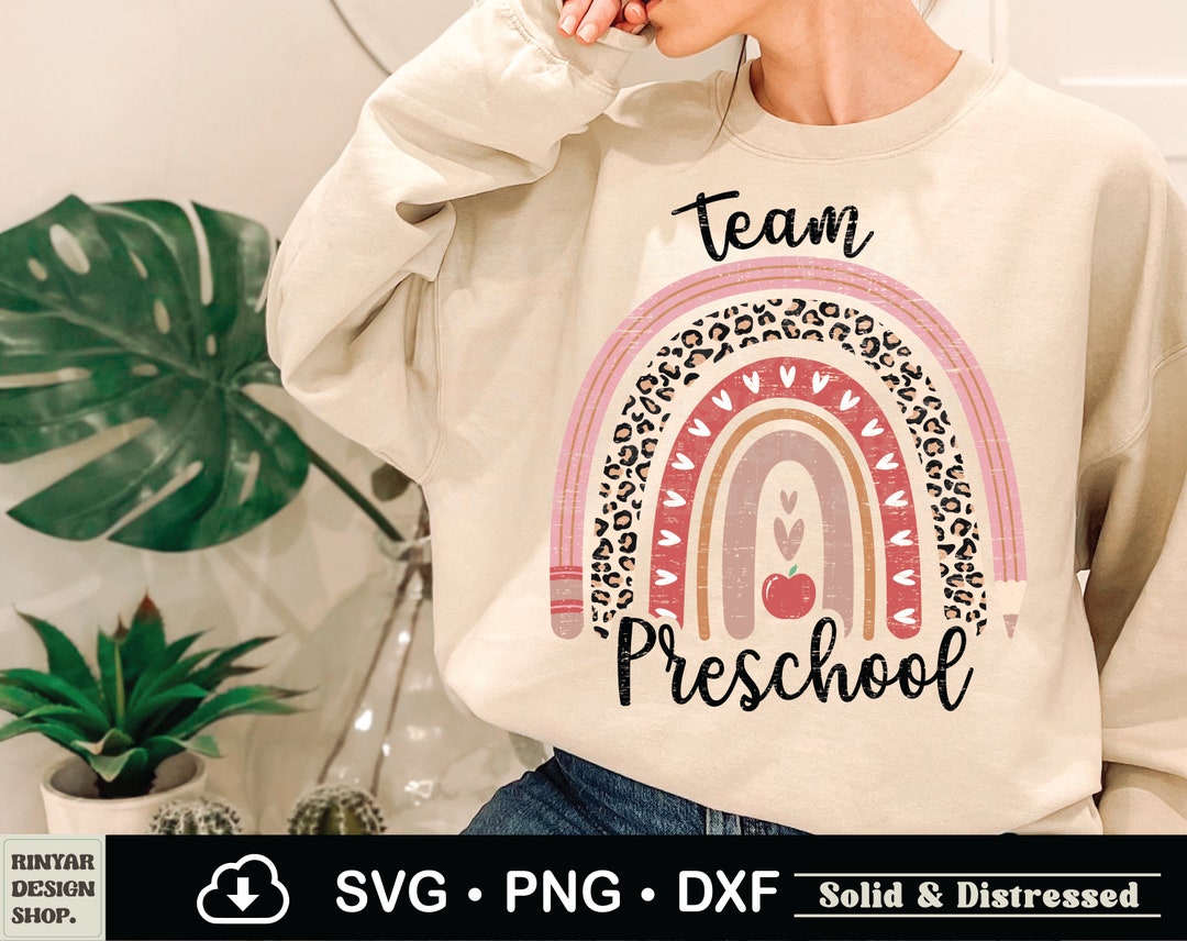 Team Preschool Svg, Pre-k Squad Svg, Back to School Svg, Teacher ...