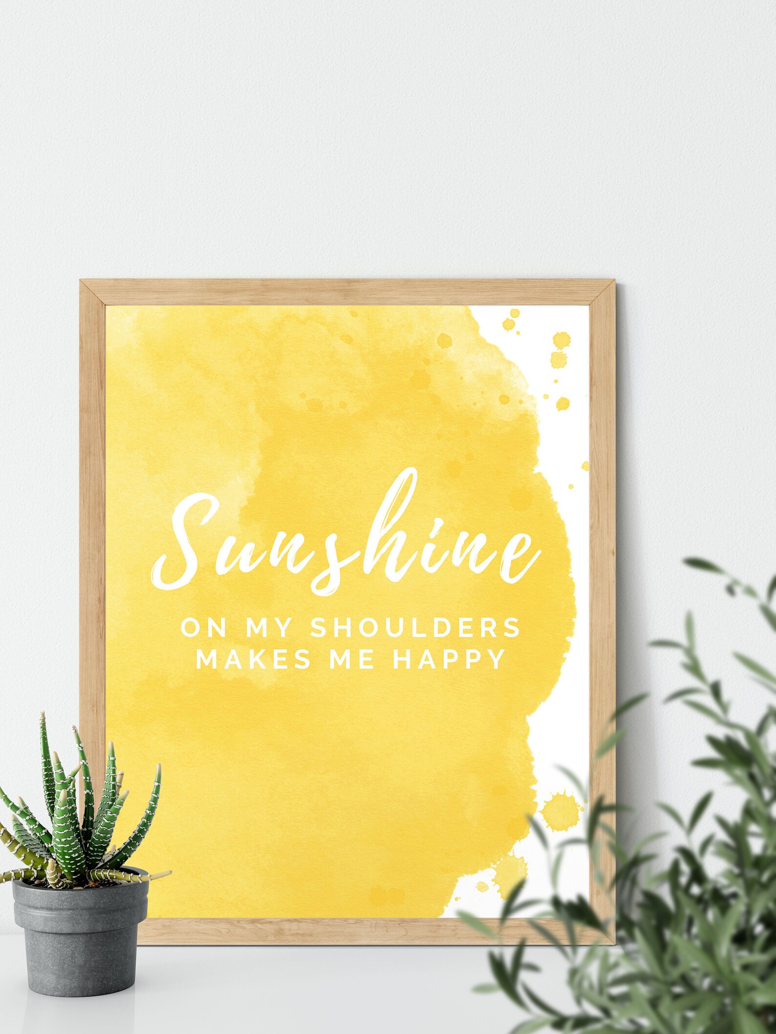 Sunshine On My Shoulders Makes Me Happy quote, promemoria giornaliero ...