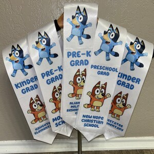 Pre-k Kindergarten Elementary Personalized Graduation Stole [rushing ...