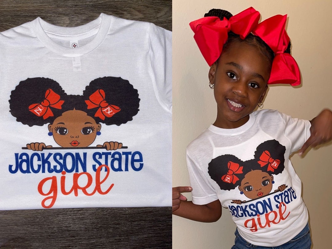 JSU Jackson State Girl Game Day Spirit T-shirt [will Not Be Delivered ...