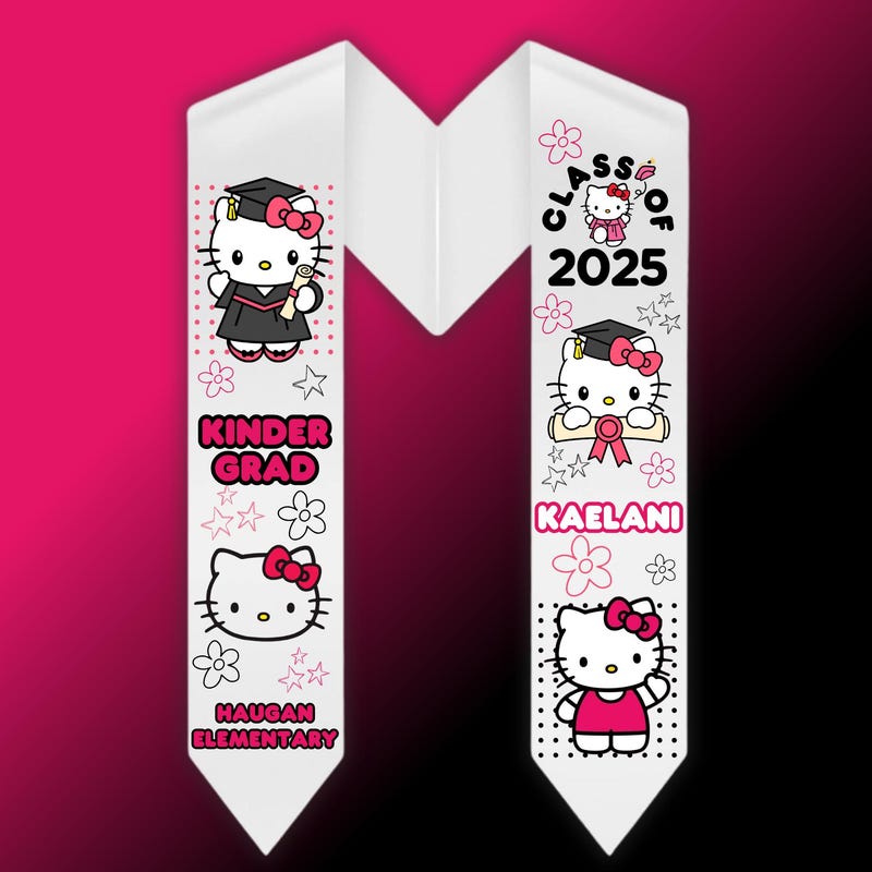 Hello Kiity Stole - Etsy