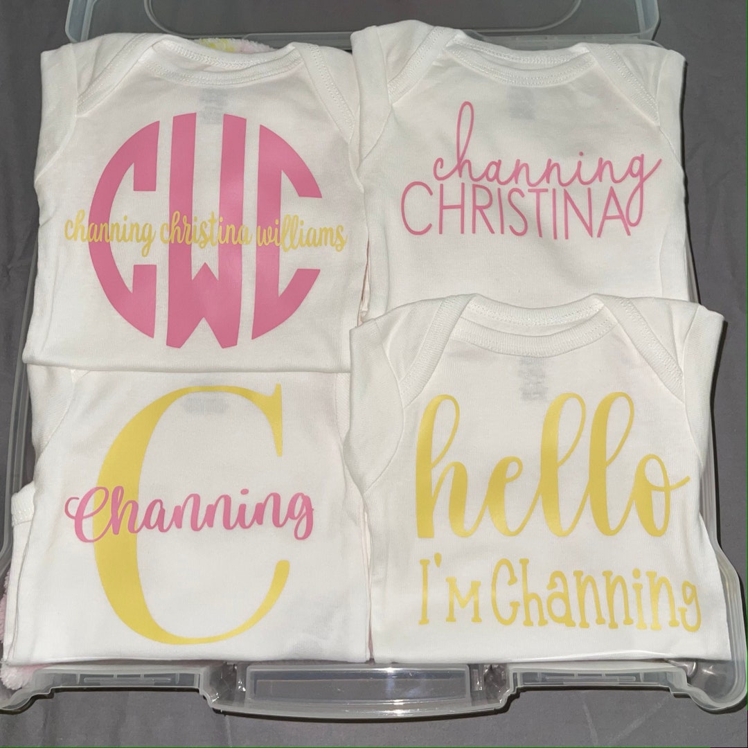 Girl Personalized Baby Box - Pink/yellow - Etsy