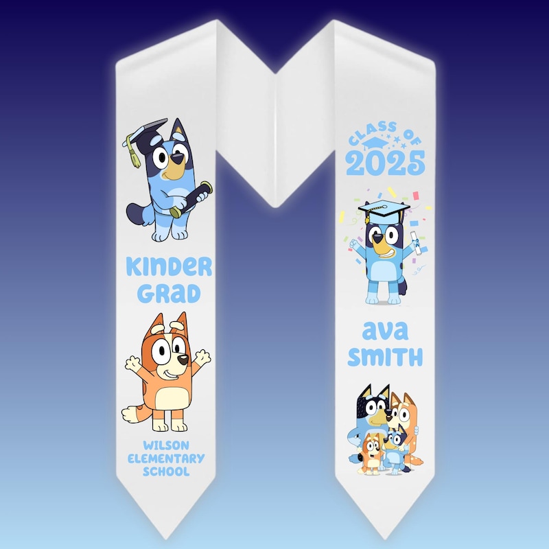 Graduation Bluey - Etsy