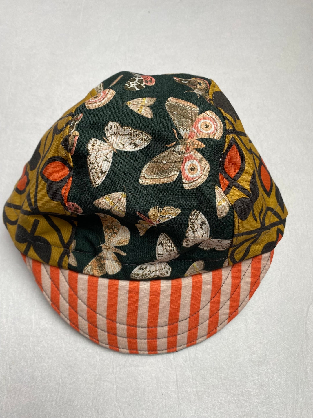 Cycling Cap, Bike Hat, Bike Cap, Kids Cap, 90s Cycle Cap, Flipped Brim ...
