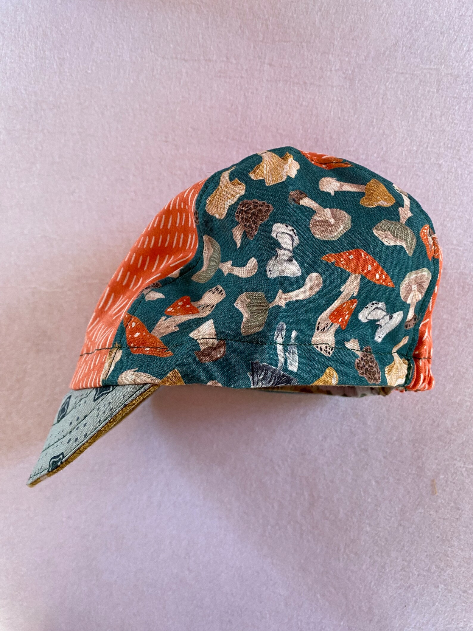 Cycling Cap, Bike Hat, Bike Cap, Kids Cap, 90s Cycle Cap, Flipped Brim ...
