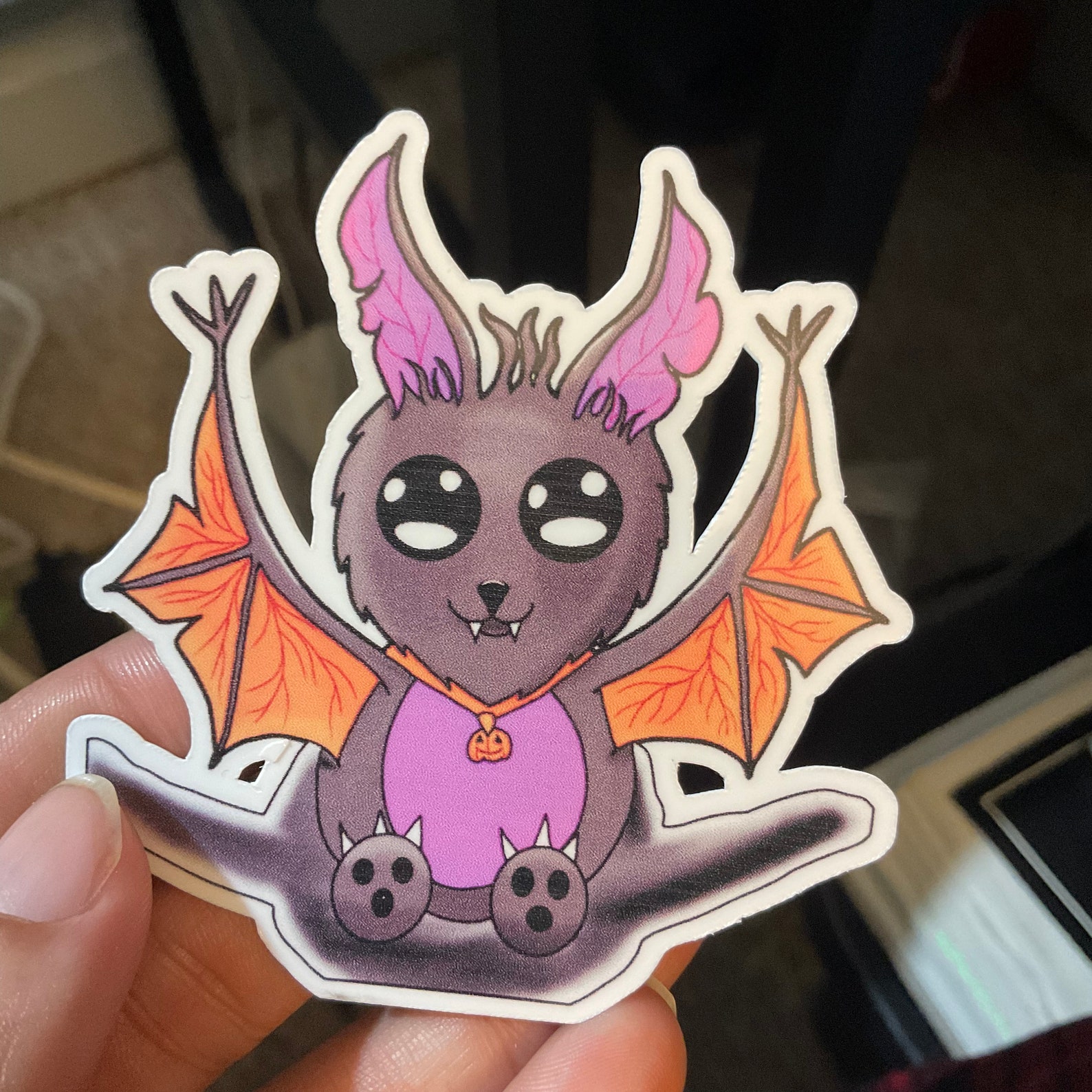 Day 17 Bat Sticker - Etsy