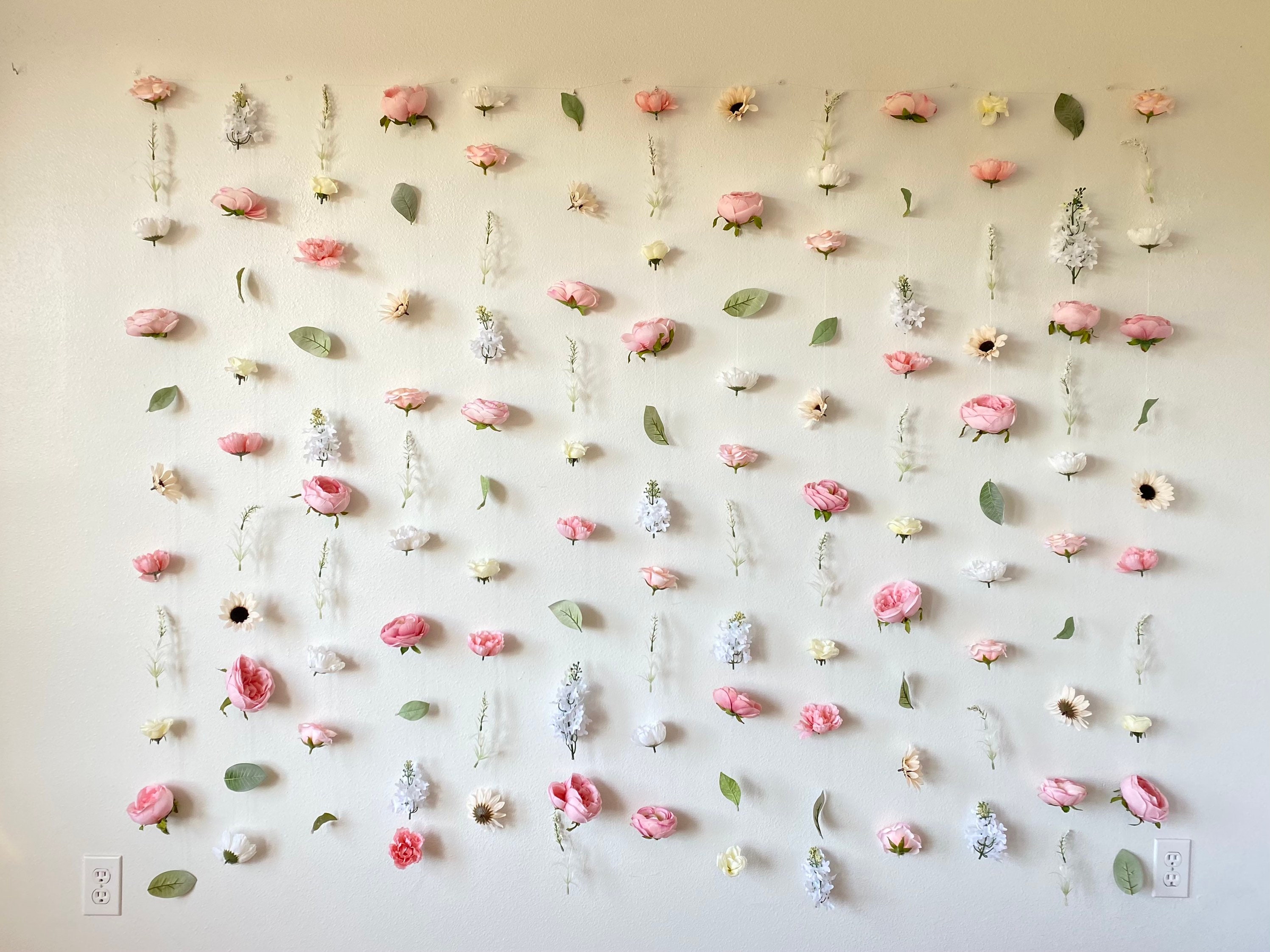 Floating Flower Wall Hanging Backdrop - Etsy