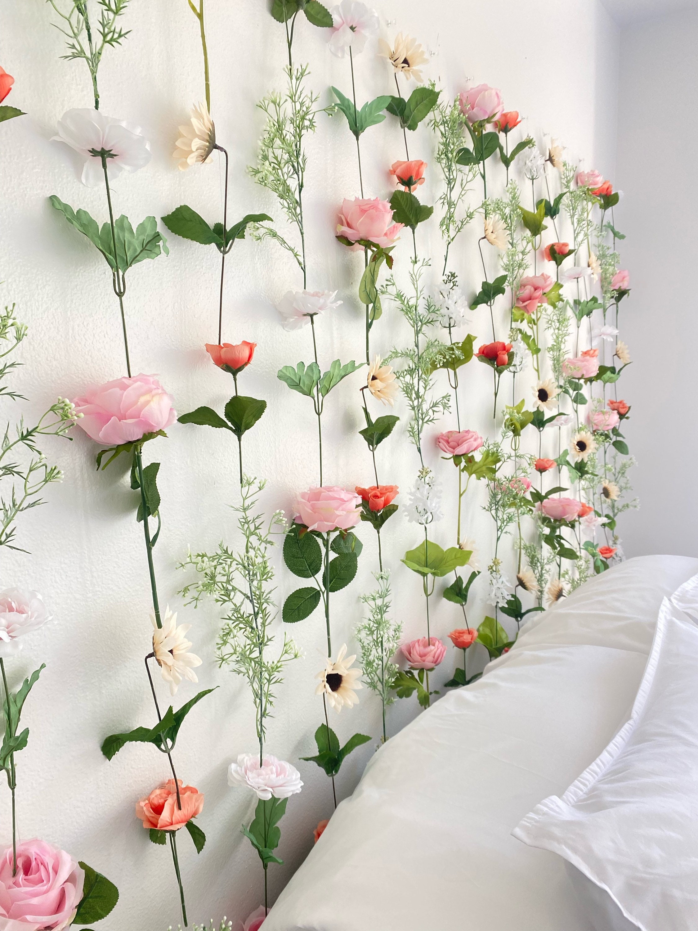 20 Simple DIY Flower Wall Decor Ideas • Its Overflowing | atelier-yuwa ...