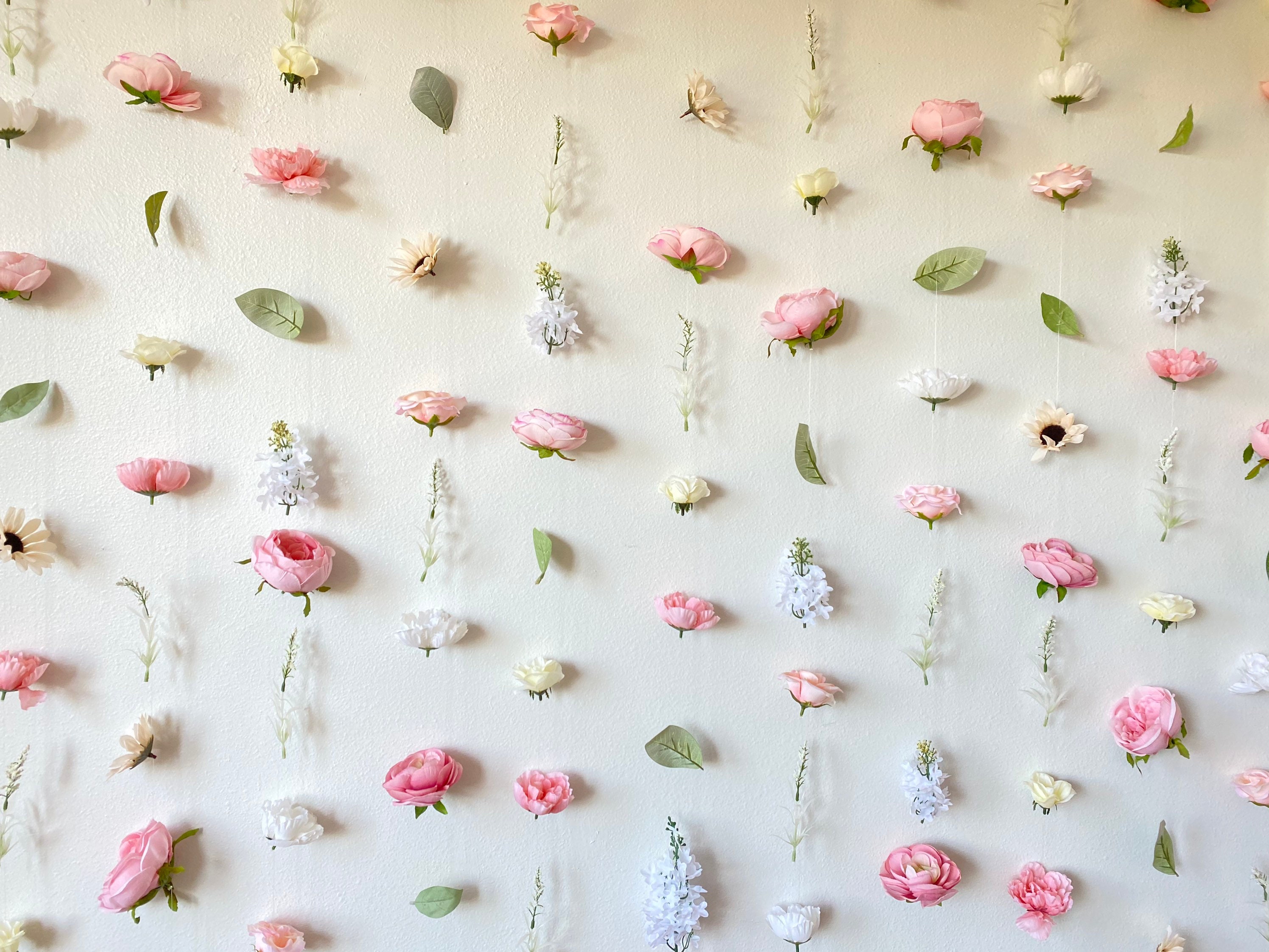 Floating Flower Wall Hanging Backdrop - Etsy