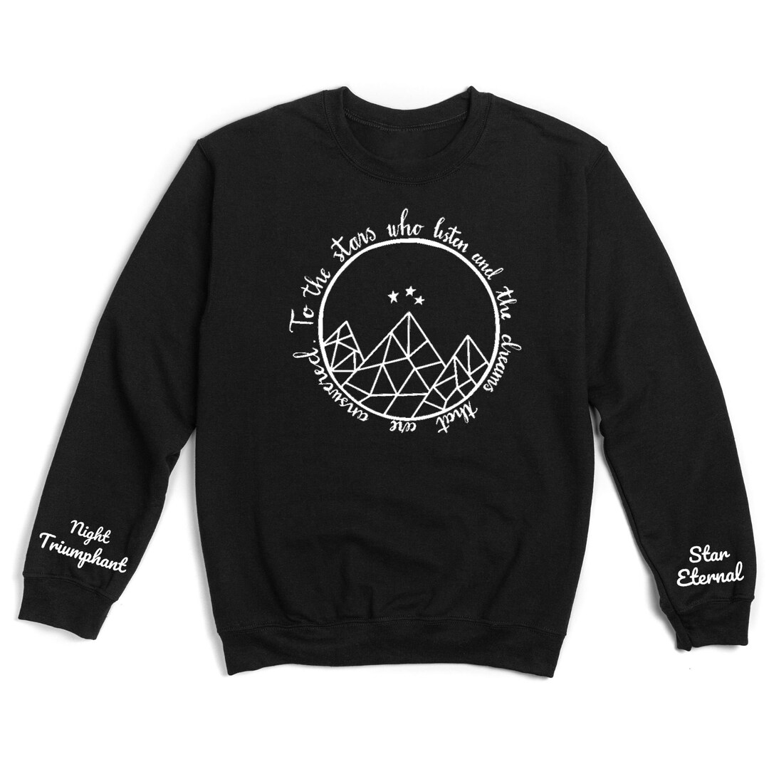 ACOTAR Black Sweatshirt PRE-ORDER - Etsy