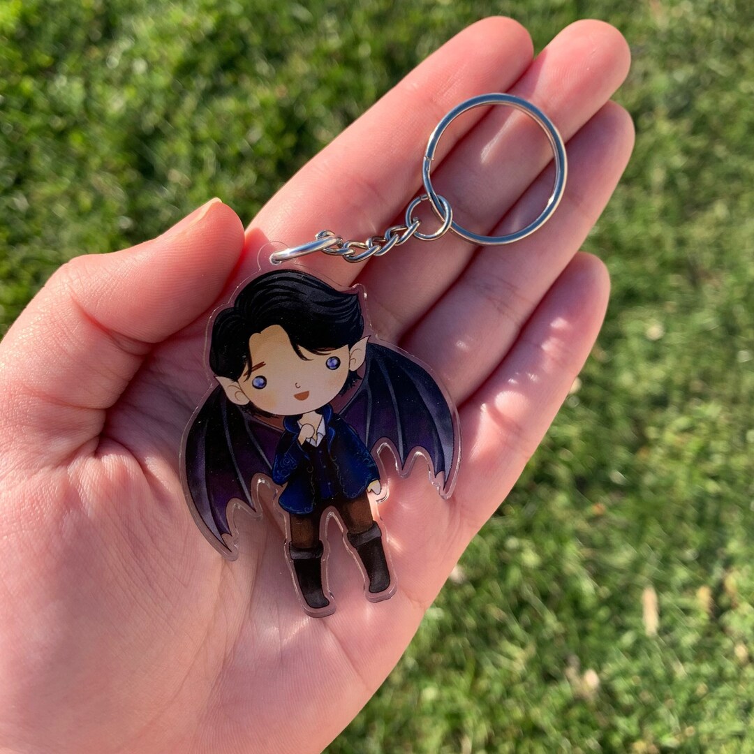 Rhysand _ ACOTAR _ Double Sided Chibi Acrylic Keychain - Etsy