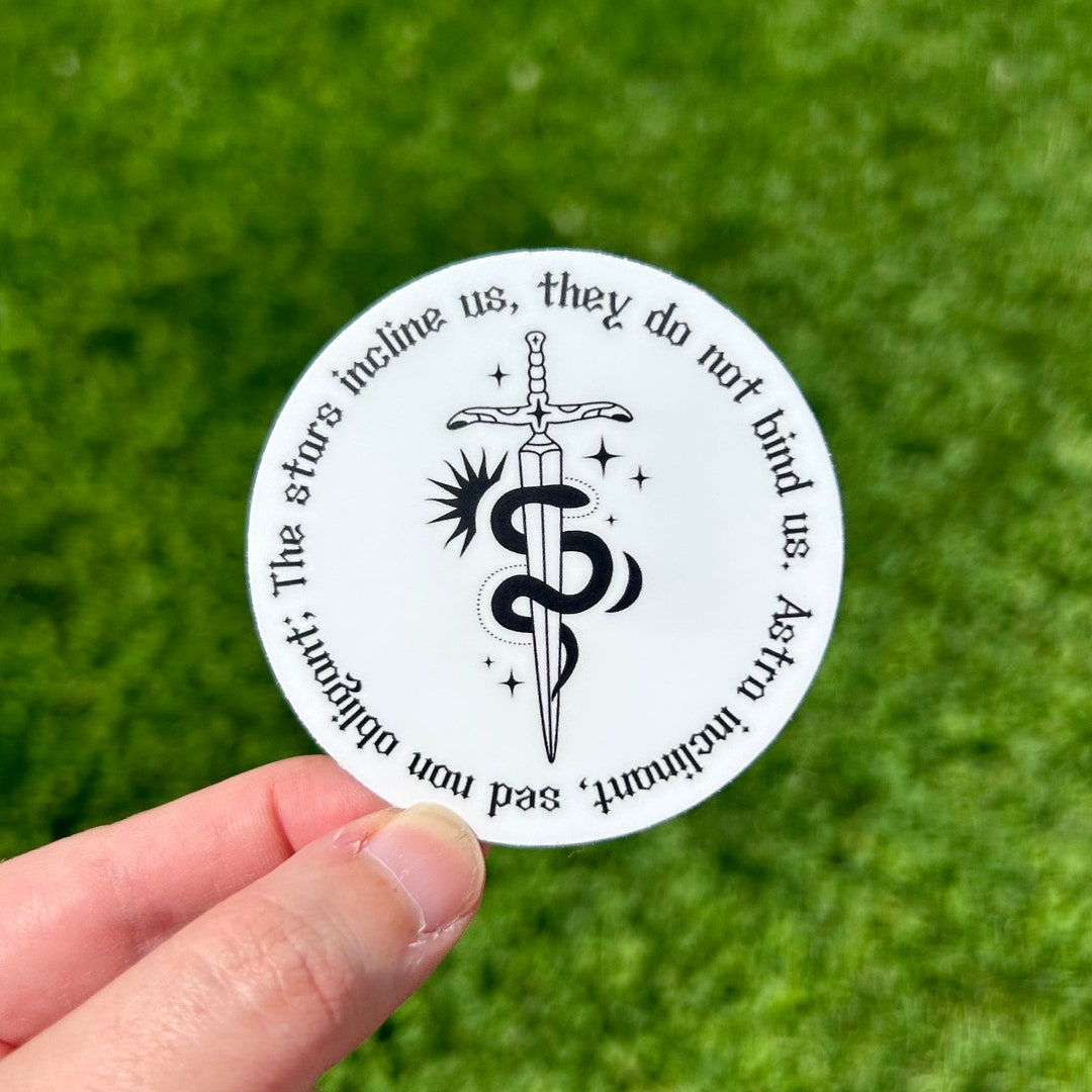 The Stars Incline Us, the Do Not Bind Us _ KOTW _ Stickers - Etsy