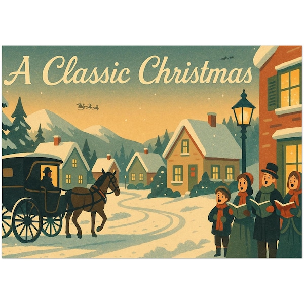 Street Scene Postcard - Etsy UK